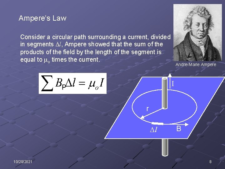 Applied Physics Lecture 14 Electricity and Magnetism Amperes