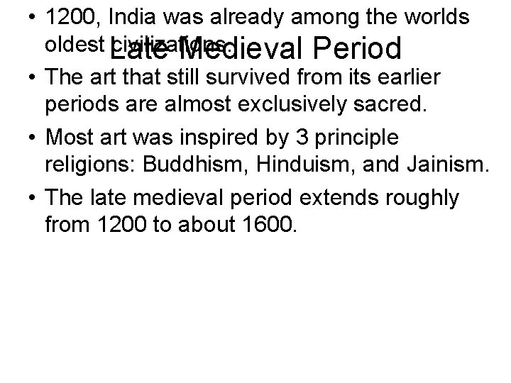 Art of India After 1200 By Athena Rivas