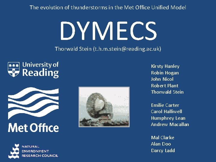 The evolution of thunderstorms in the Met Office