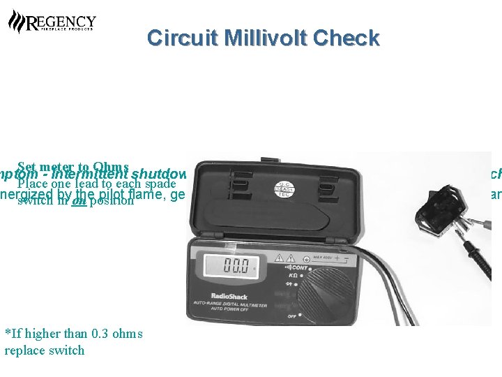 Robertshaw Millivolt Troubleshooting Guide Gas Products 1 Safety