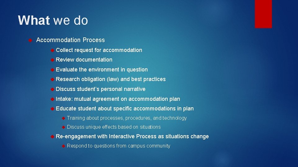 Disability Access A DAY IN THE LIFE Defining