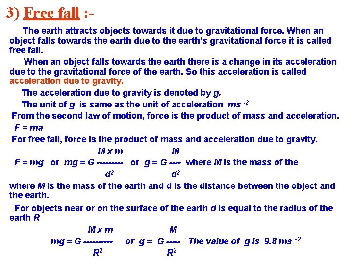 CHAPTER 10 GRAVITATION CLASS MADE BY SCHOOL IX