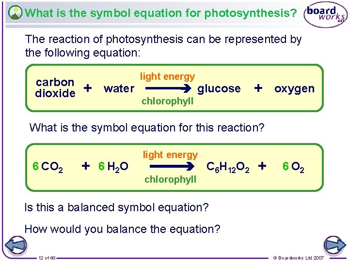 1 of 48 Boardworks Ltd 2007 2 of