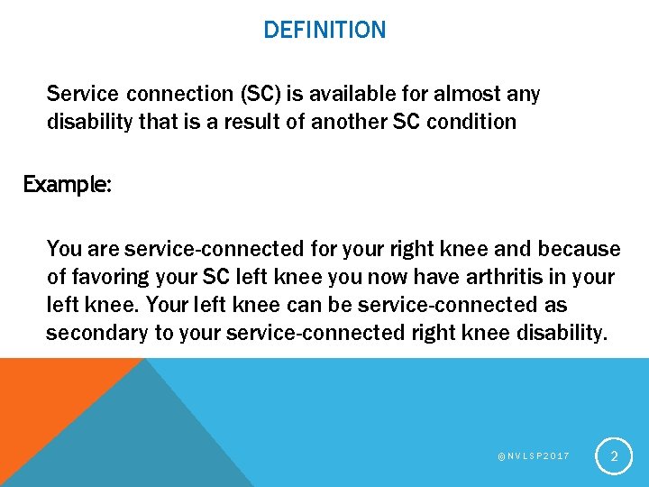 DEFINITION Service connection SC is available for almost