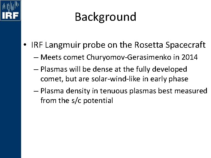 Analytic modelling of Rosetta spacecraft potential measurements based