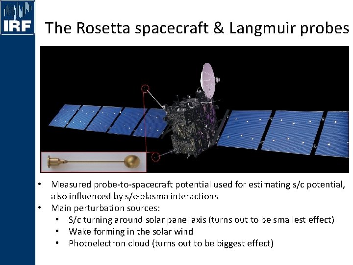 Analytic modelling of Rosetta spacecraft potential measurements based