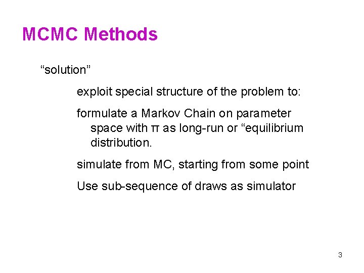 Introduction to MCMC methods the Gibbs Sampler and