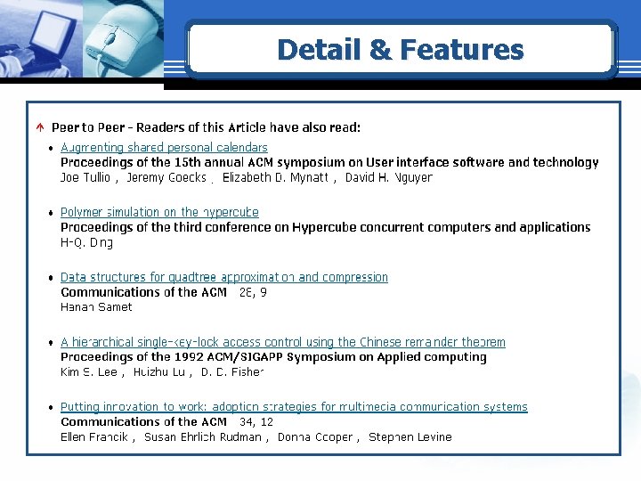 ACM ACM Home Page ACM Browse Journals Magazines