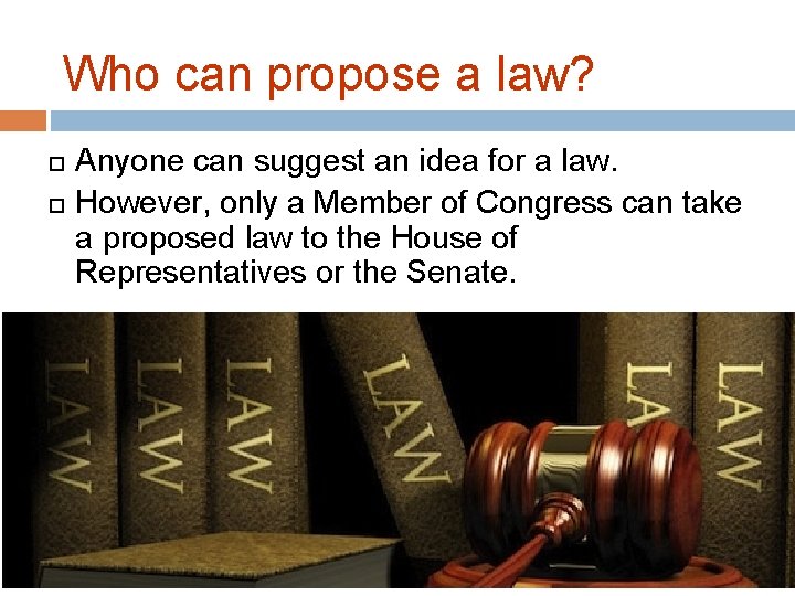How a Bill Becomes a Law DO NOW