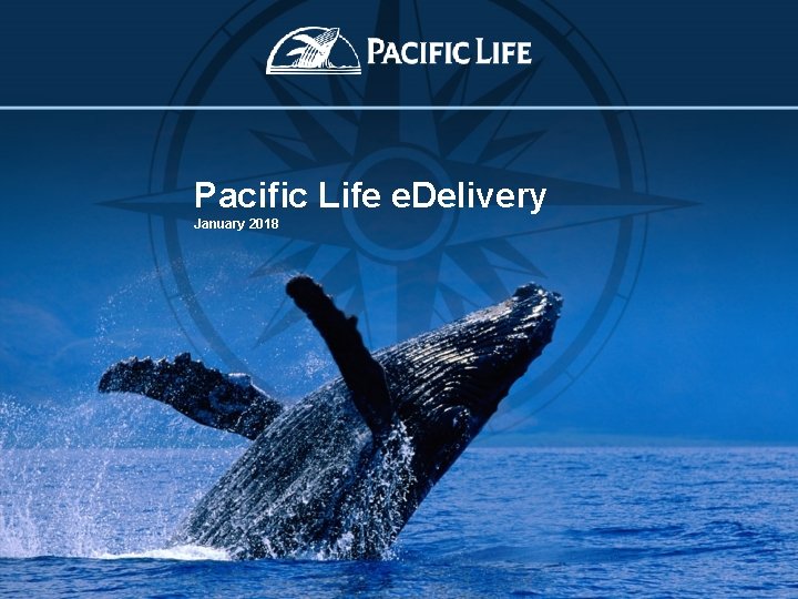 Pacific Life e Delivery January 2018 What is
