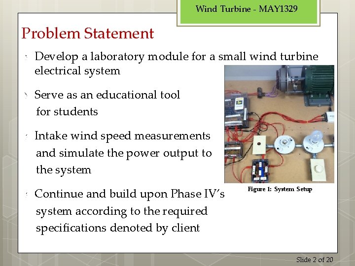 DEVELOPMENT OF LABORATORY MODULE FOR SMALL WIND TURBINE
