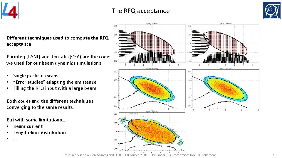 The Linac 4 RFQ acceptance box JeanBaptiste Lallement