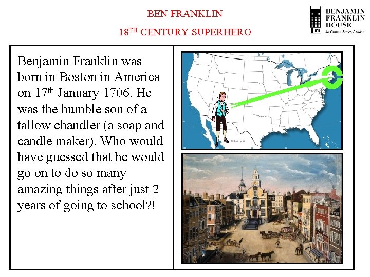 BENJAMIN FRANKLIN 18 TH CENTURY SUPERHERO PART 1