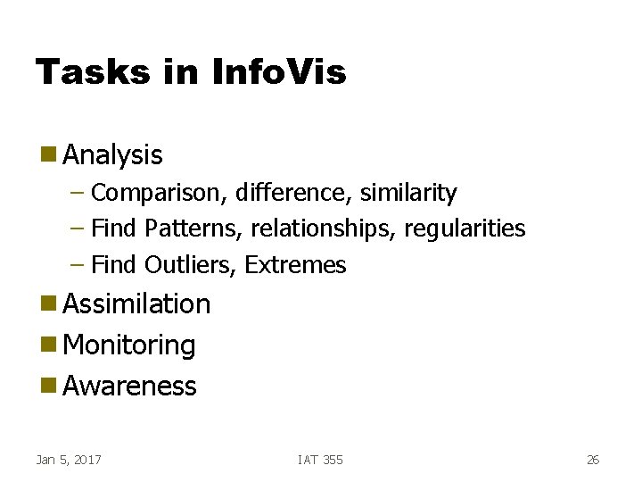 IAT 355 Introduction to Visual Analytics Visualization Examples