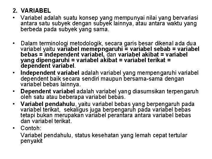 KERANGKA KONSEP DEFINISI OPERASIONAL DAN VARIABEL ABDUL AZIZ