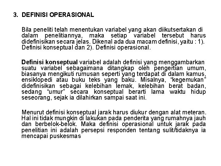 KERANGKA KONSEP DEFINISI OPERASIONAL DAN VARIABEL ABDUL AZIZ