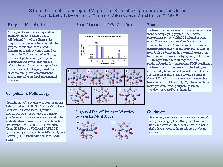 Sites of Protonation and Ligand Migration in Bimetallic