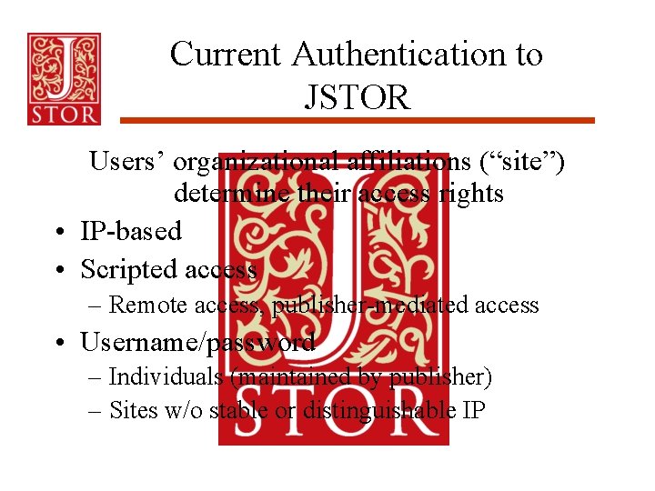 Certificatebased Authentication to JSTOR www jstor org Spencer