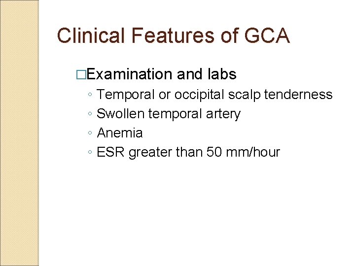 Polymyalgia Rheumatica Giantcell Arteritis Bill Cayley MD Learning
