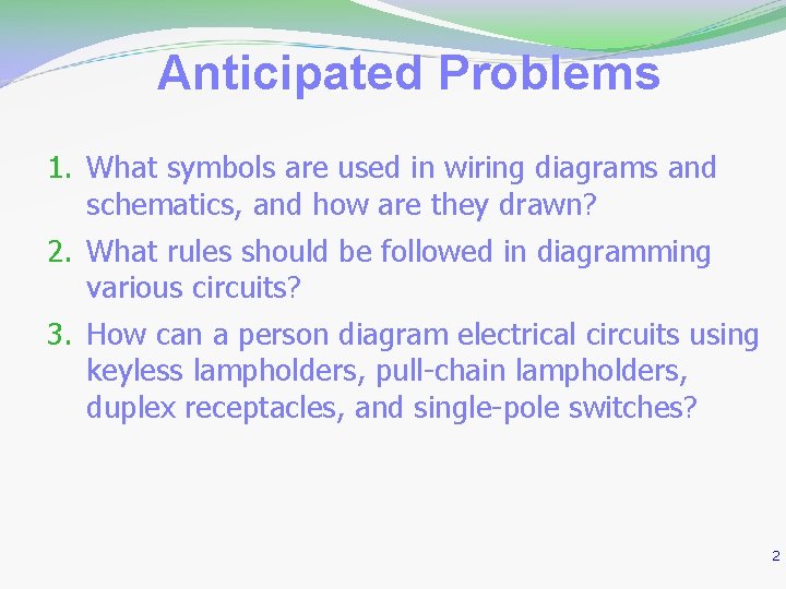 Circuit Diagrams and Schematics Lesson Plan PSTS C