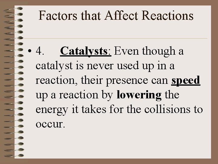 Chemical Reactions Signs of a Chemical Change 1