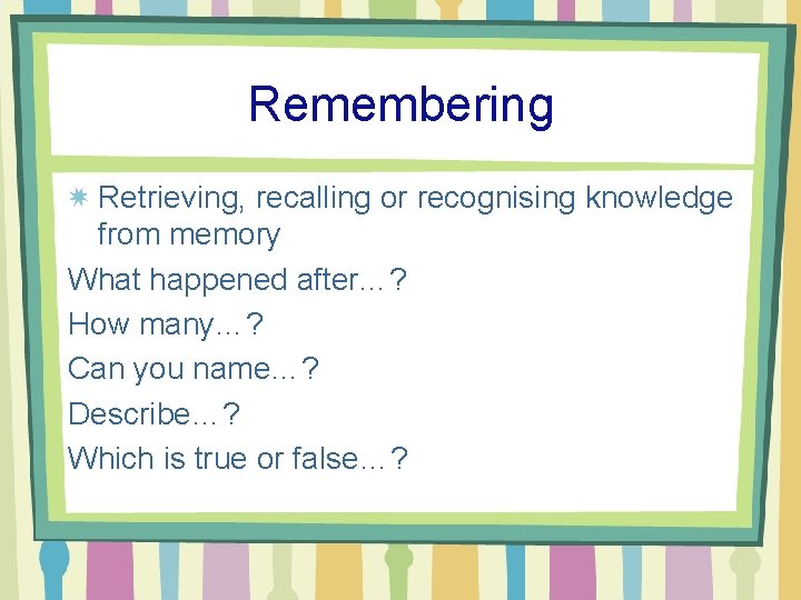 Skills For Learning Effective Questioning Noble Primary Open