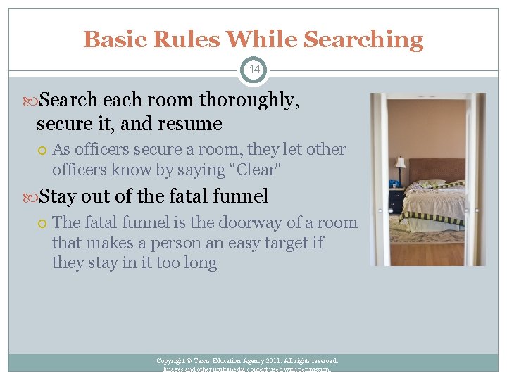 Building Search LAW ENFORCEMENT I Copyright and Terms