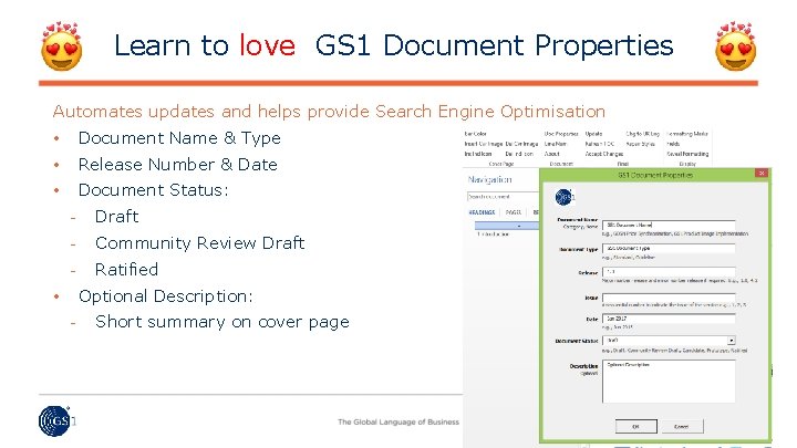 Best practice for drafting GS 1 standards Tips