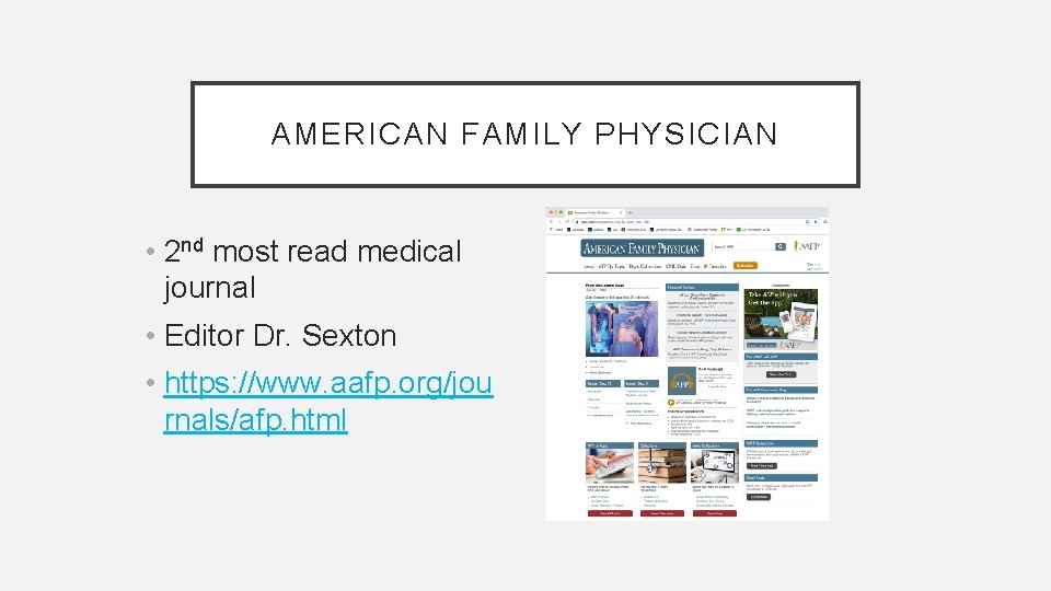 10 THINGS TO KNOW ABOUT FAMILY MEDICINE Jeff