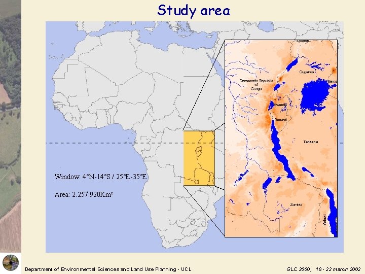 Mapping of the African Great Lakes region from