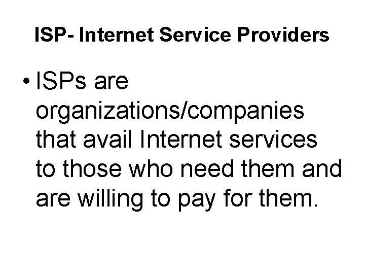 The Internet is a global network connecting millions