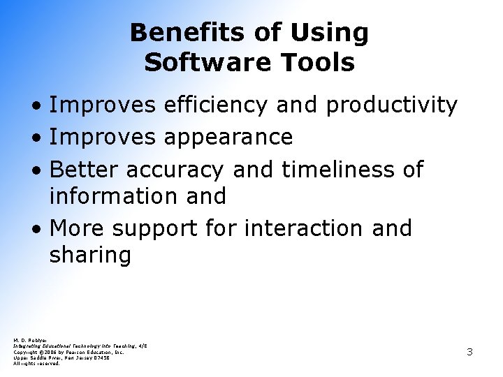 Chapter 5 Teaching with Software Tools Beyond the