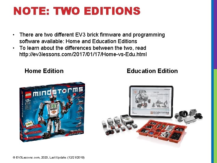 BEGINNER PROGRAMMING LESSON EV 3 Classoom Updating Your