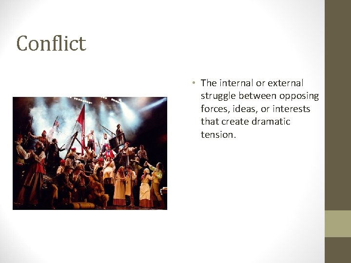 The Elements of Drama Essential Question How does