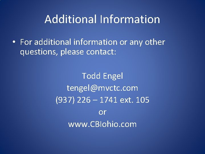 Knowledge Bowl Sponsored by Career Based Intervention CBI