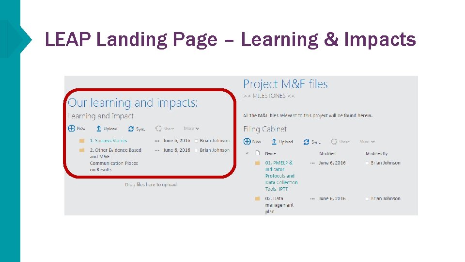 Learning Evaluation Analysis Platform Overview LEAP Problem Statement