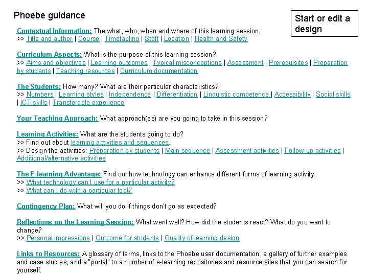 Phoebe home A practitionerfocused environment to support design