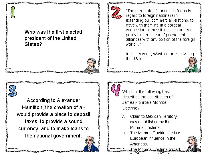 The New Republic Task Cards Social Studies Success