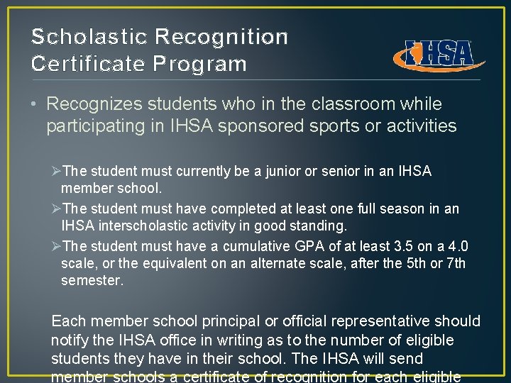 Student Recognition All State Academic Team All State