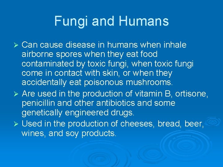 Fungi Biology Overview of Fungi Eukaryotic Nonphotosynthetic organisms