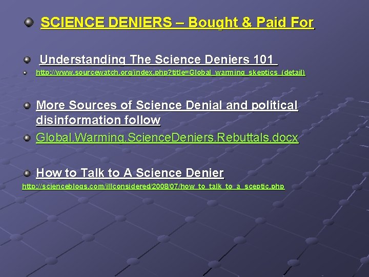 Climate Change Sustainable Development Truth Science Lies UNDERSTAND