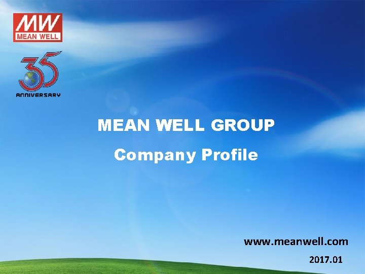 MEAN WELL GROUP Company Profile www meanwell com
