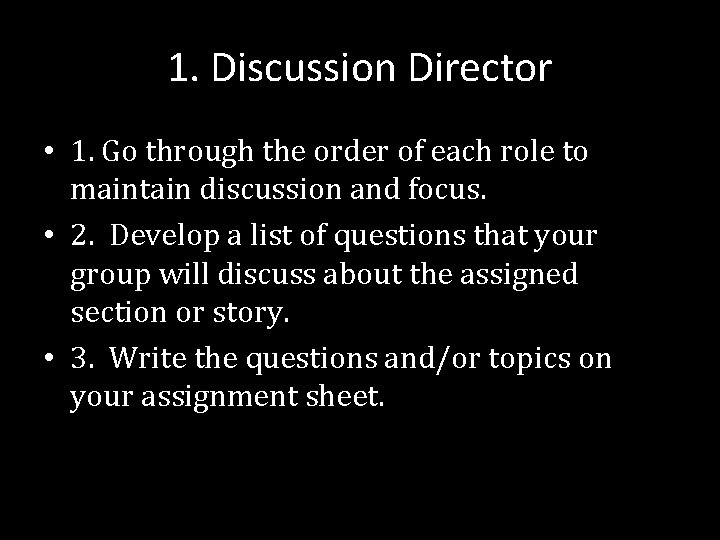 Literature Circles Purpose Roles and Procedures What are