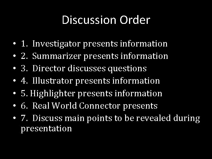 Literature Circles Purpose Roles and Procedures What are