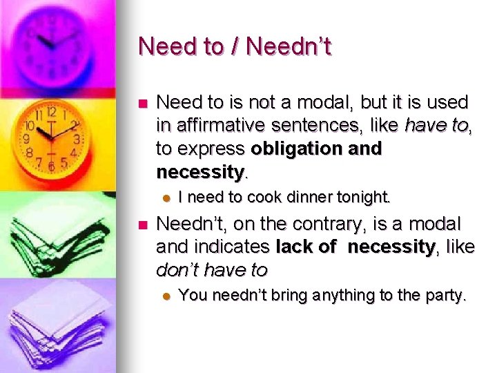 MODAL VERBS Can Be able to Cant n