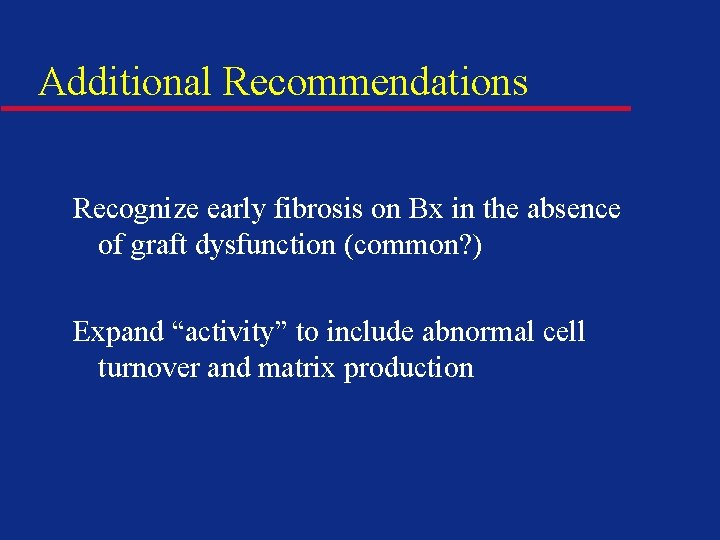 Update The Banff Schema for Renal Allograft Rejection