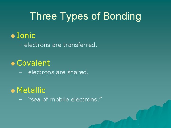 Ionic Bonding aka Electrovalent bonds Ionic Bond u