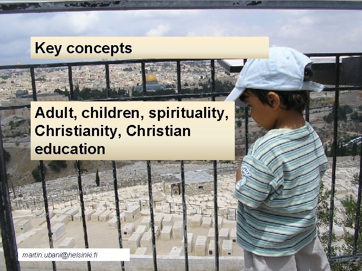 Spirituality and the relationship between children and adults