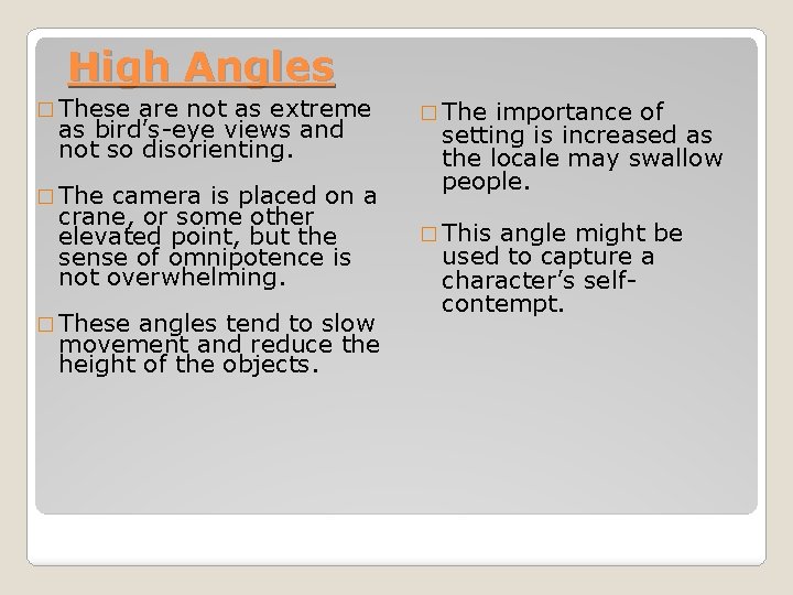 The Secret Code of Filming Photography Shots Angles