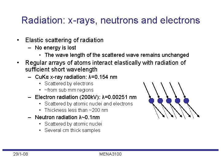 Diffraction Analysis of crystal structure xrays neutrons and